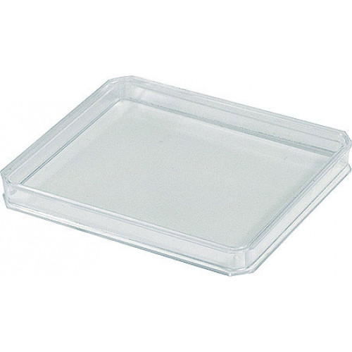 Rectangular box - Polystyrene crystal - V20-14 - 72 x 58 x 6 mm